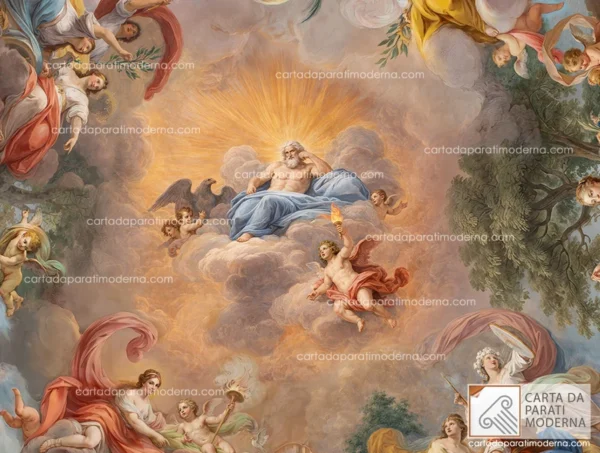 Affresco T-009 Affresco Classico - Carta da Parati Personalizzata e ...